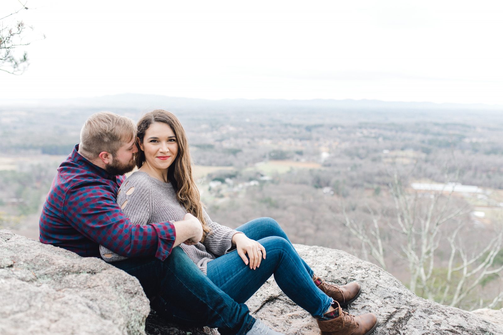 Greg + Hailey: New Years Engagement Session at Indian Seats on Sawnee ...